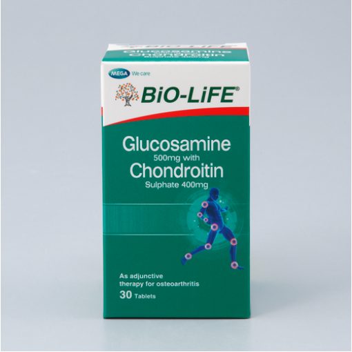 Biolife Glucosamine 500mg with Chondroitin Sulphate 400mg 30"s (Exp: 1/ ...