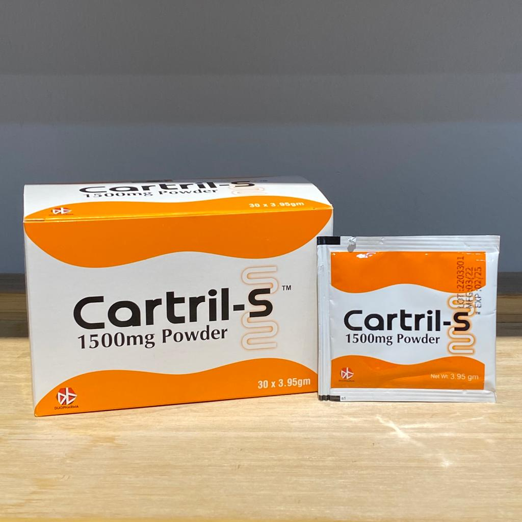 Cartril-S 1500mg Powder Glucosamine 30x3.95gm (1BOX) | Shopee Malaysia