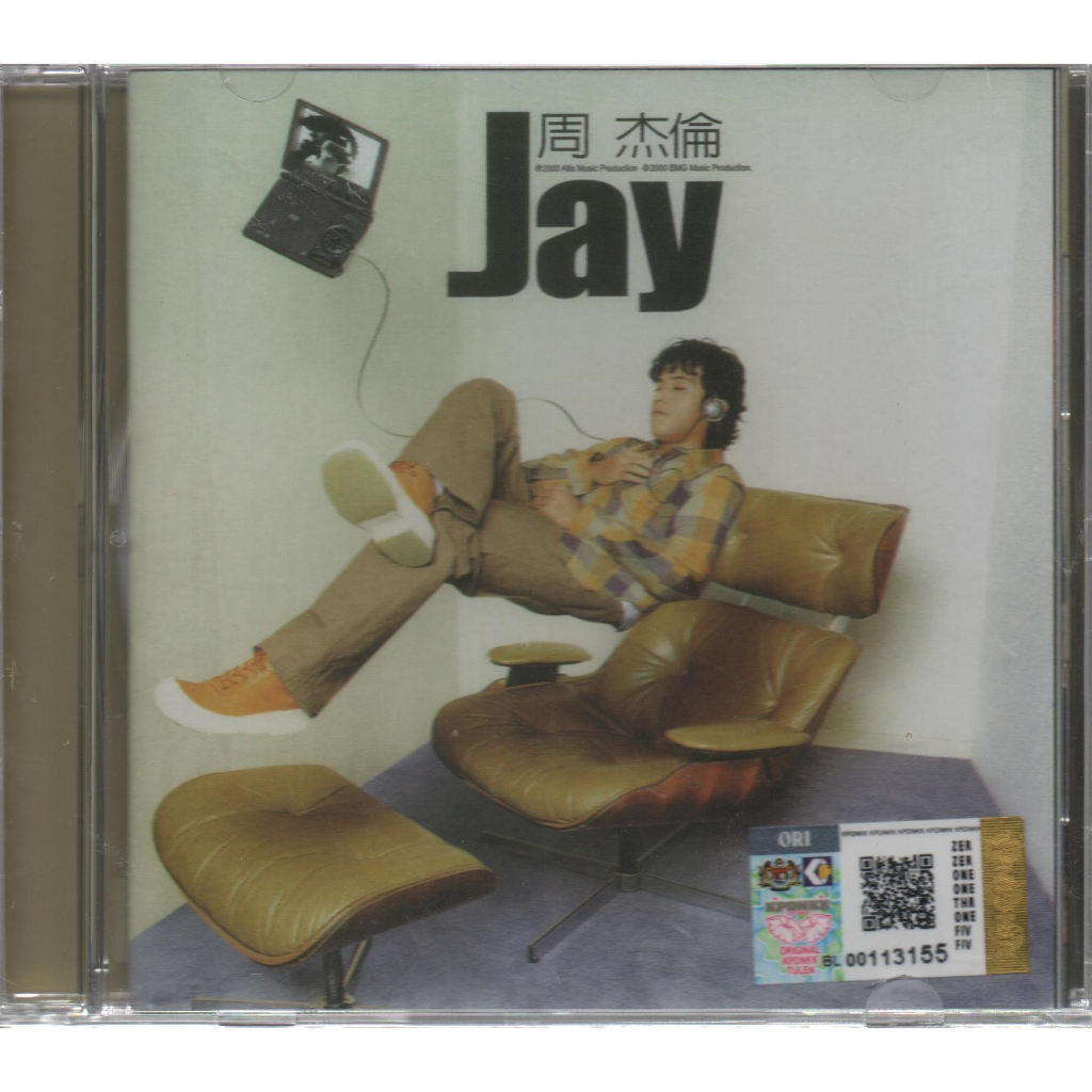 1st Album CD Jay Chou 周杰倫 同名專輯 (2000年第1張專輯) | Shopee Malaysia
