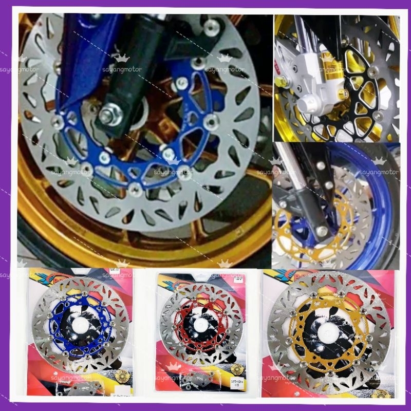 PSM FRONT & REAR DISC PLATE R15 V3 V2 CNC FLOATING 320MM WITH BRACKET ...