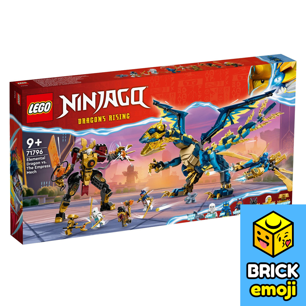 LEGO 71796 NINJAGO Elemental Dragon vs. The Empress Mech | Shopee Malaysia