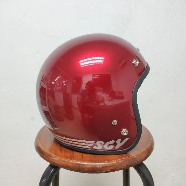 🔥SGV 99nd Helmet Gold Red 🔥| SIRIM Malaysia certified | | Shopee Malaysia