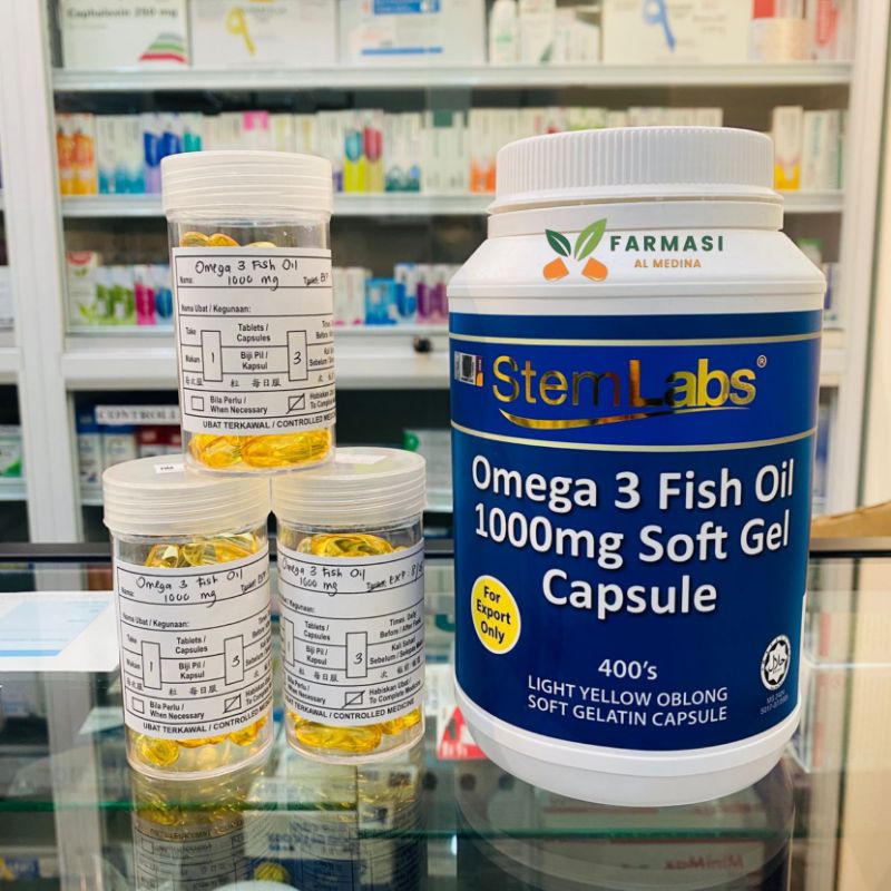 🌿 | StemLabs® OMEGA 3 FISH OIL 1000mg | Shopee Malaysia
