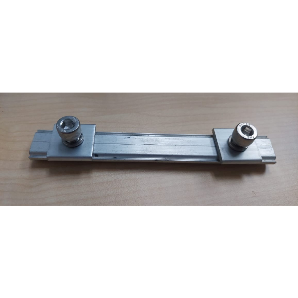 Solar Panel Mounting Aluminum Rail Connector Rail Splice Kits Rail Connector 100-150mm | Shopee ...