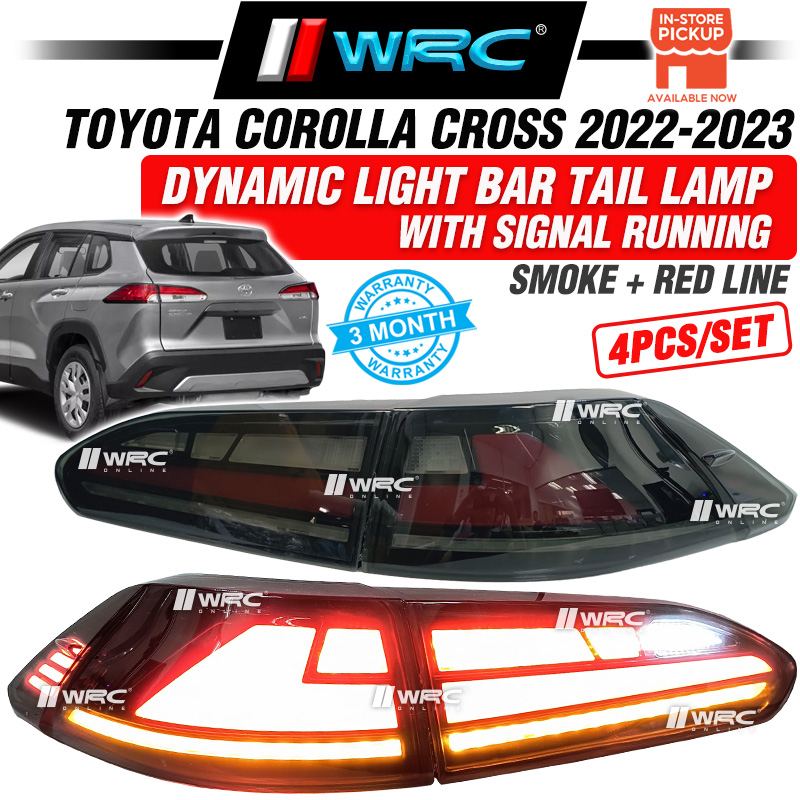 Toyota Corolla Cross 2022 - 2023 Dynamic Light Bar Tail Lamp With ...