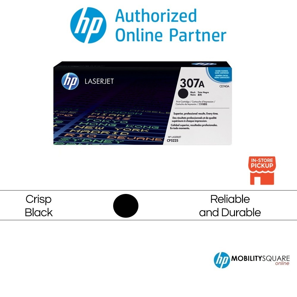 HP 307A Black Original LaserJet Toner Cartridge (CE740A) | Shopee Malaysia