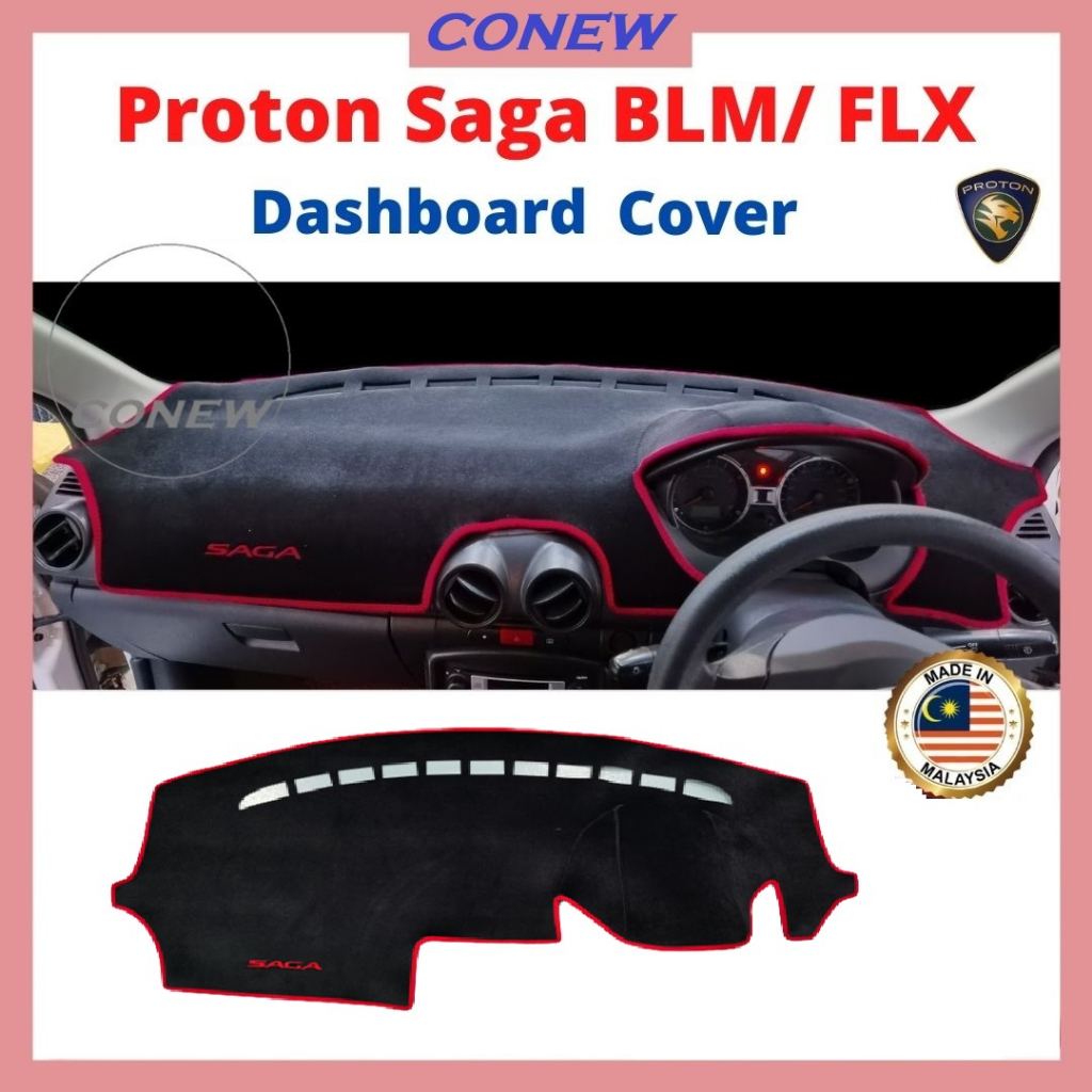 Proton Saga FLX/ BLM Dashboard Cover High-Quality Velvet Fabric ...