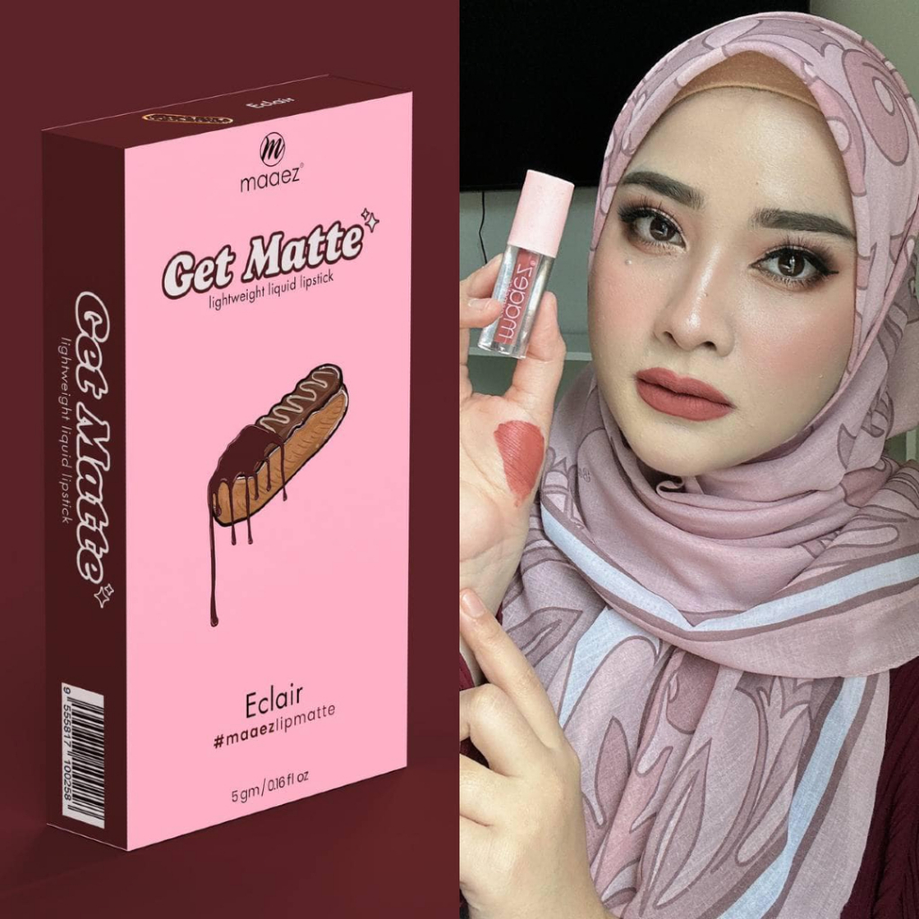 Maaez Lipmatte Get Matte Lightweight Liquid Lipsticks French Pastry ...