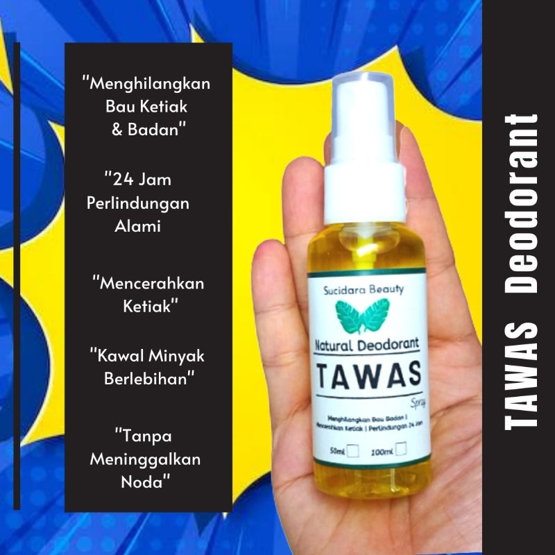 Dropship 💥 Ubat Ketiak Organic Deodorant Natural 💥 Tawas Spray Hilang ...