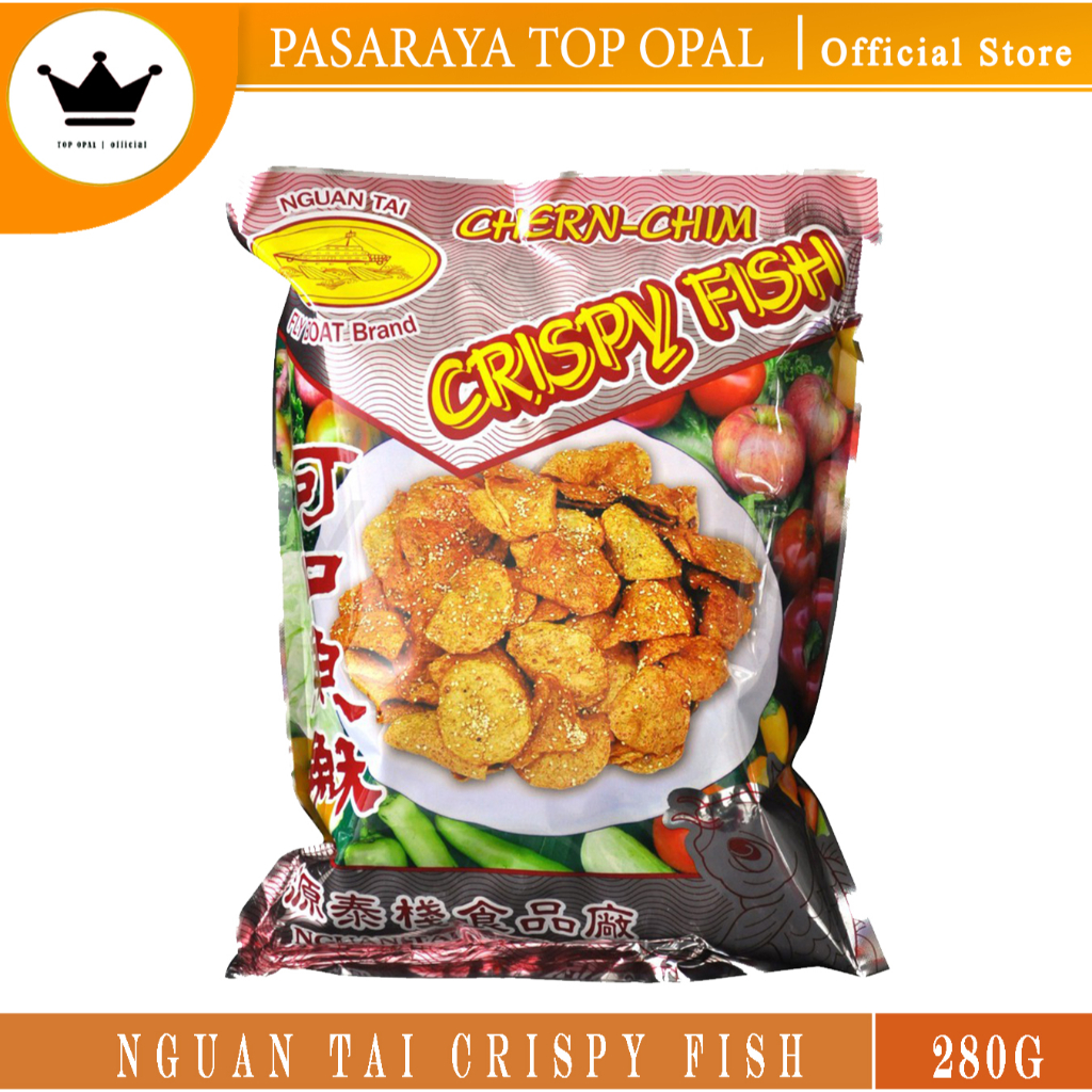 [HALAL] Nguan Tai Thailand Fly Boat Brand - Crispy Fish (280g) | Shopee ...
