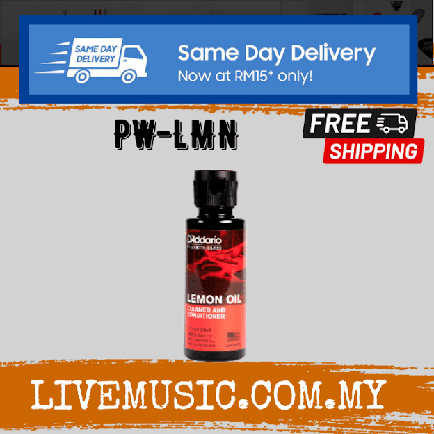 DAddario Planet Waves PW-LMN Lemon Oil Cleaner and Conditioner (PWLMN ...