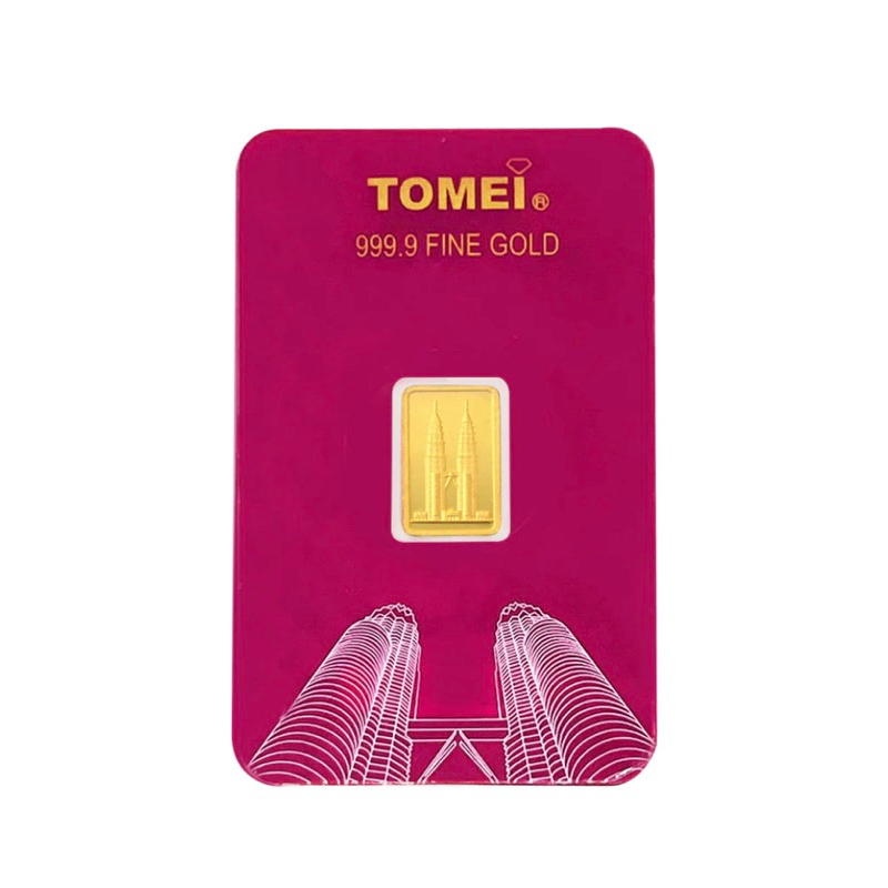 ATLANTIS GOLD_[Tomei Exclusive(1g)KLCC Twin Towers Wafer | Fine Gold 9999 | Shopee Malaysia