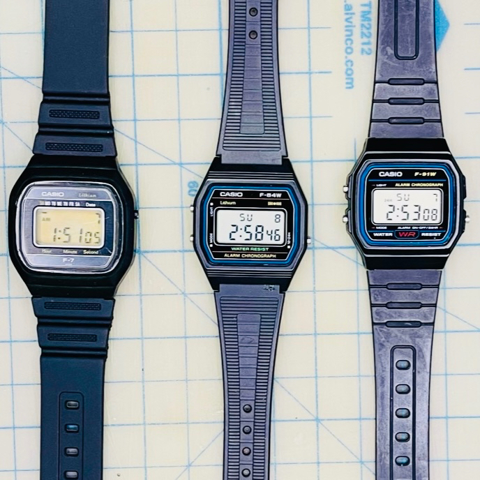 ORIGINAL CASIO F-7 | CASIO F-84W | CASIO F-91W | Shopee Malaysia