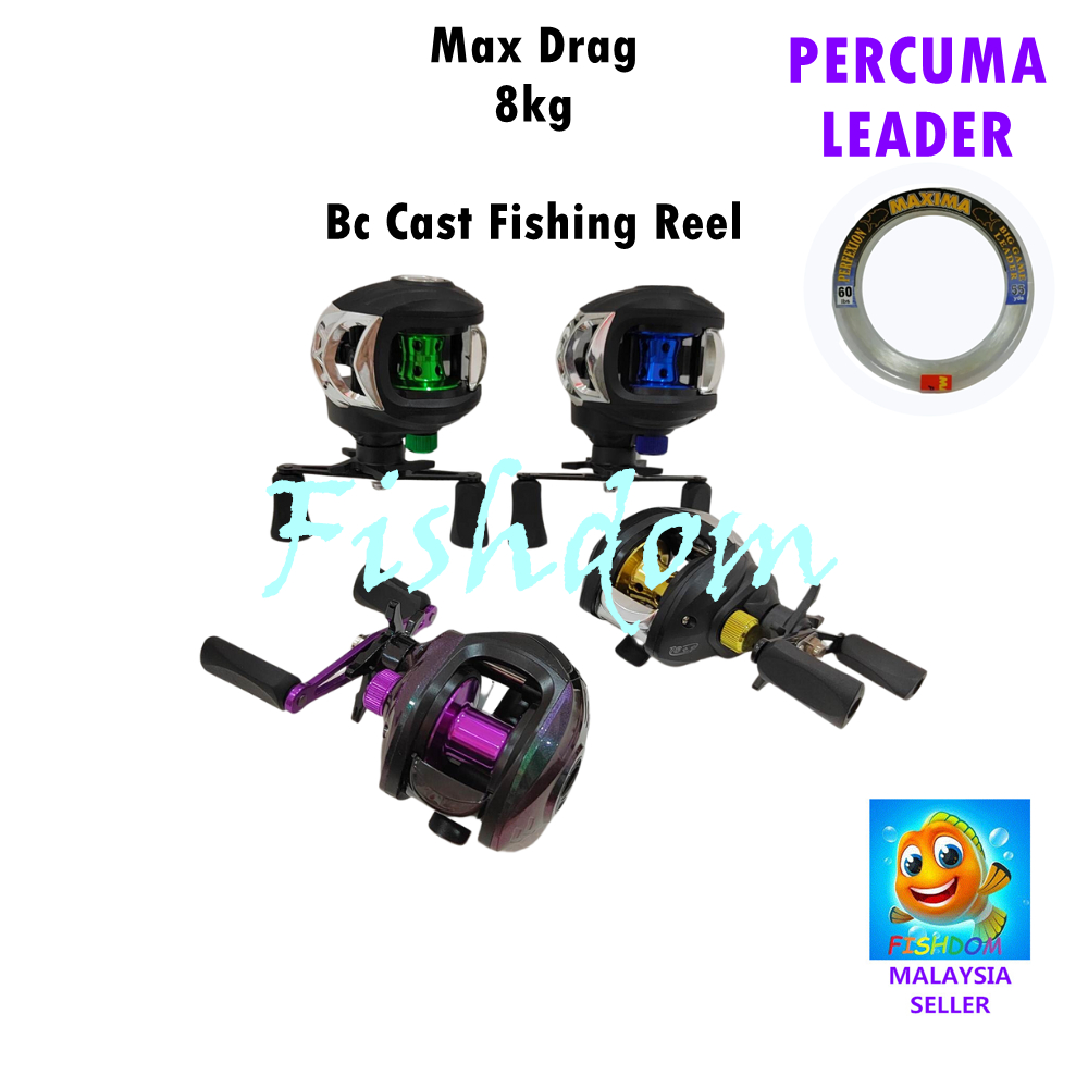 FISHDOM MASTER BC CAST FISHING REEL LEFT RIGHT HAND | Shopee Malaysia