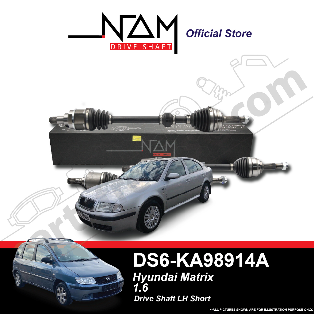 Nam Drive Shaft LH Short for Hyundai Matrix 1.6 DS6 - KA98914A | Shopee Malaysia
