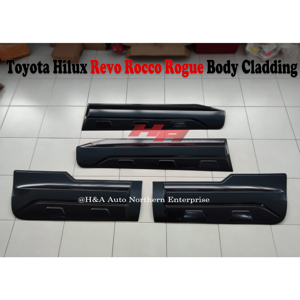 Toyota Hilux Revo Rocco Rogue Body Cladding - V3 | Shopee Malaysia