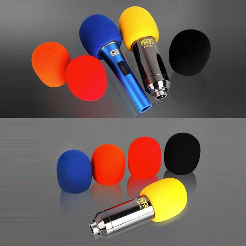 Microphone Cover Mic Handheld Anti-Noise Voice Wind Sound Sponge Foam ...