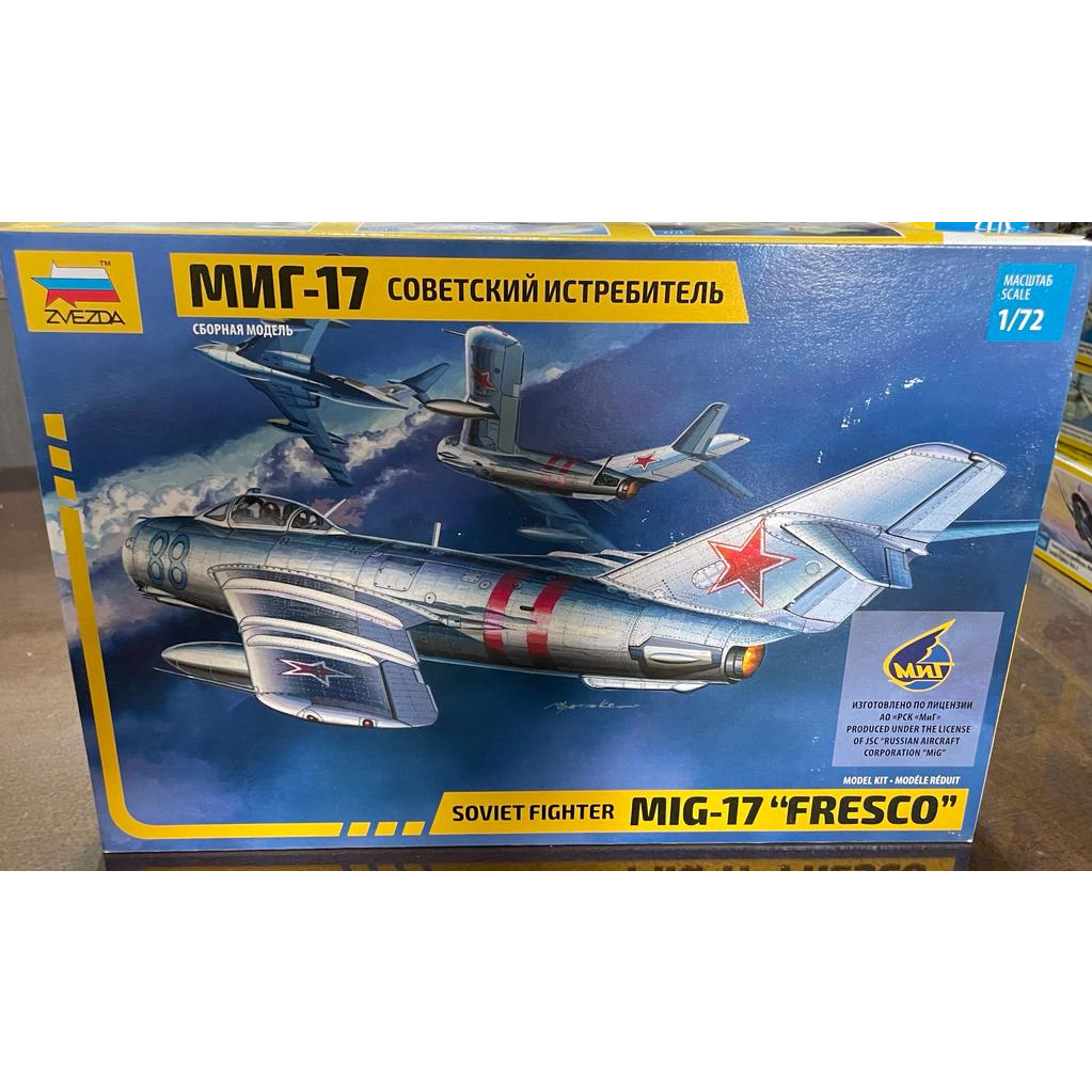ZVEZDA 7318 SOVIET FIGHTER MIG-17 "FRESCO" 1/72 | Shopee Malaysia