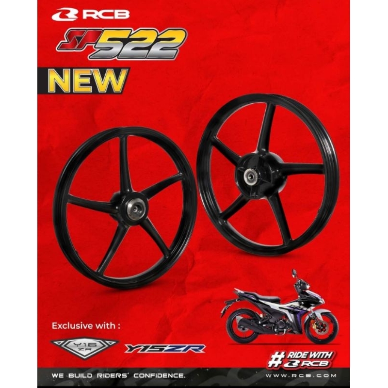 《Original RCB》SP522 Yamaha Y15ZR Y16ZR 100% RacingBoy Sport rim Y15 Y16 Racing Boy 140 160 185 ...