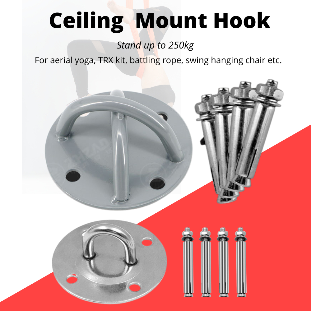 Hammock Wall Mount TRX Aerial yoga Anchor Hooks Aerial Yoga Ceiling ...