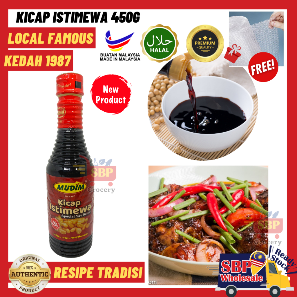 SBP MUDIM Kicap Istimewa Kedah 1987 450g | Shopee Malaysia