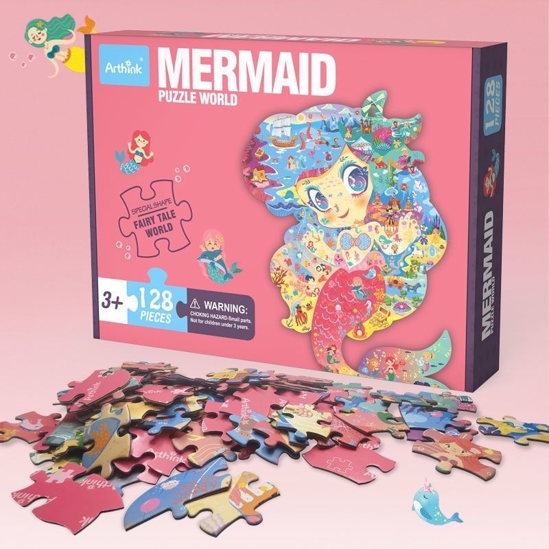 ️Busy Kids ️Kids educational toy/Animal shaped jigsaw puzzle | Shopee ...