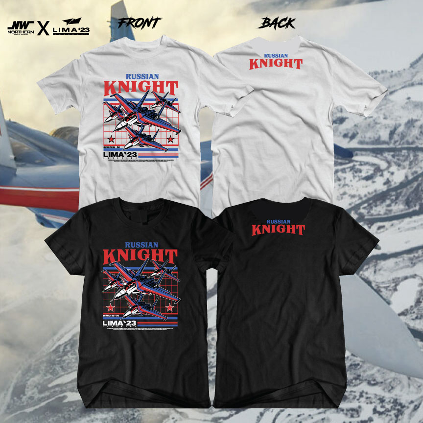 Baju Dewasa RUSSIAN KNIGHT Lima Langkawi 2023, Adult T-shirt RUSSIAN ...