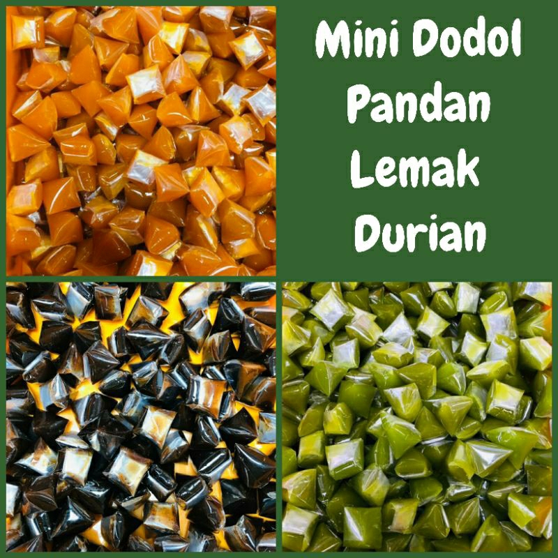 Mini Dodol Perisa Pandan Lemak Durian Original Kelantan | Shopee Malaysia