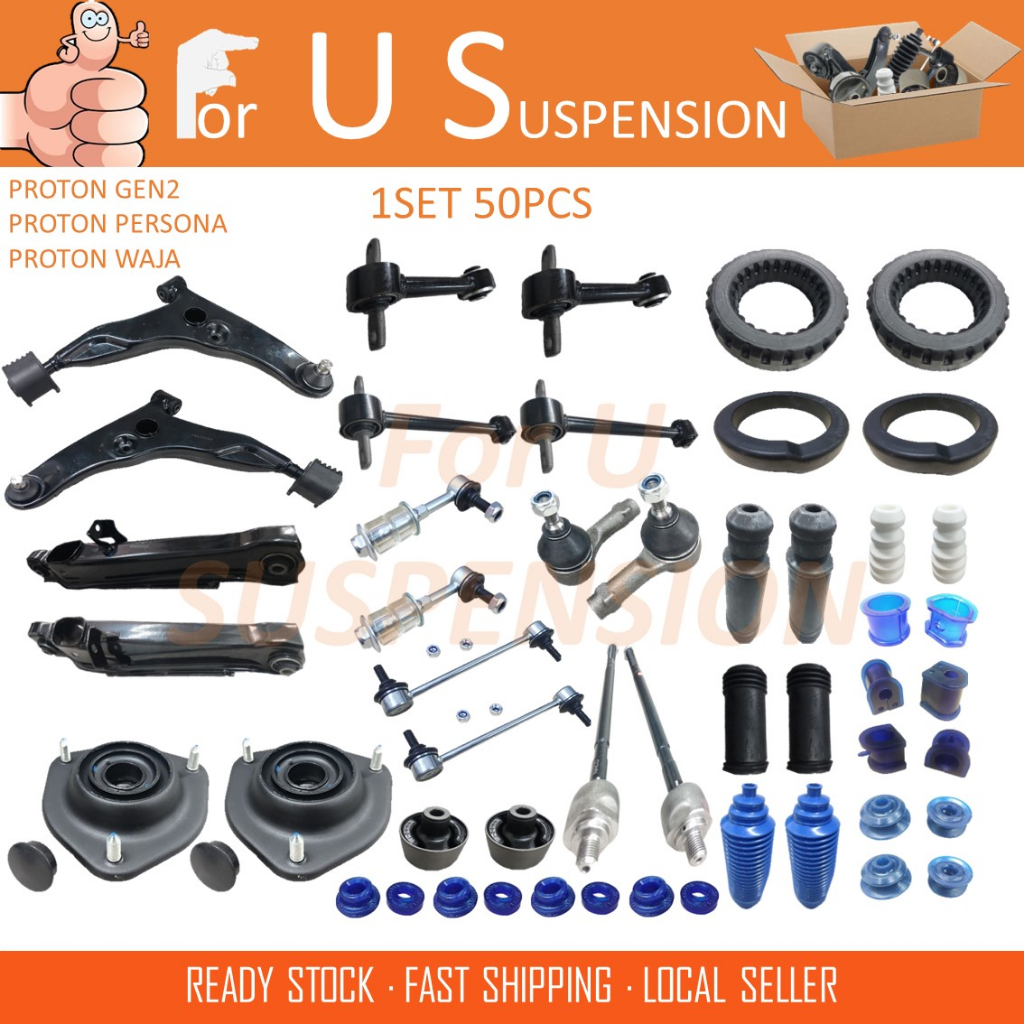 1 COMBO SET 50 PIECES !!! PROTON WAJA,GEN2,PERSONA -FRONT SUSPENSION ...