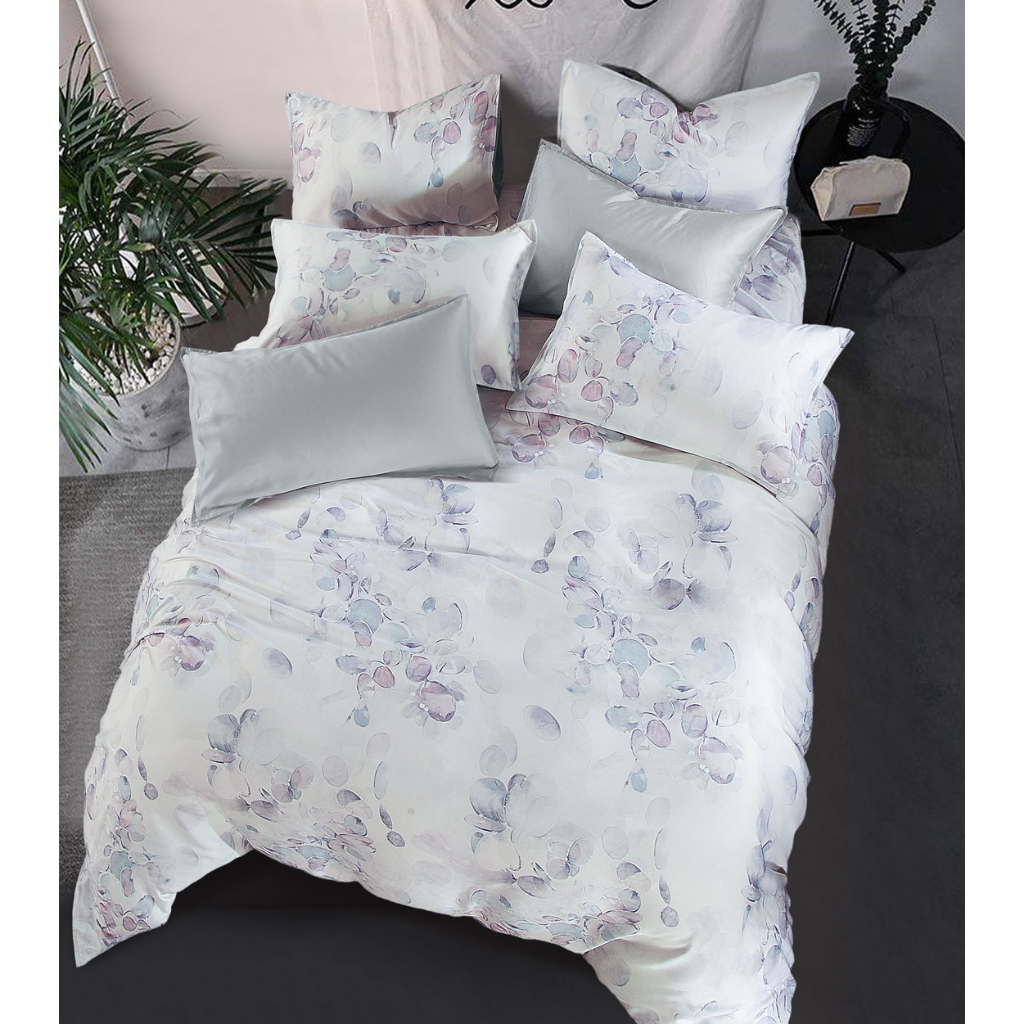 HOOGA Faythe 900TC TENCEL Bedsheet Quilt Cover Set | Shopee Malaysia