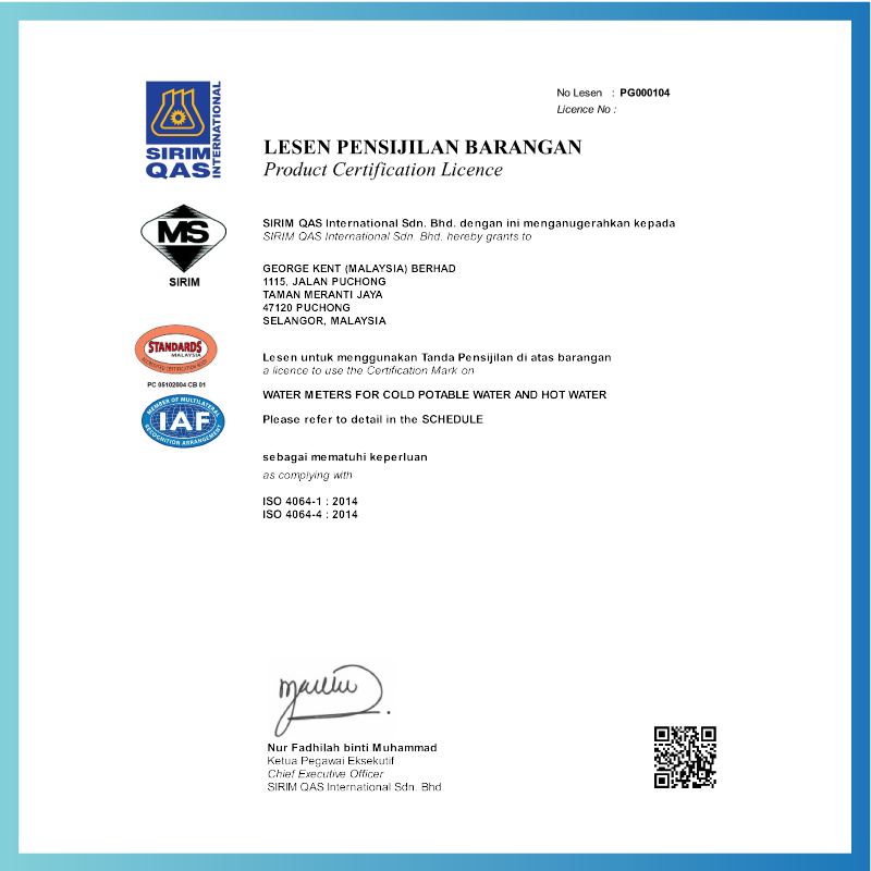 GKM HELIX WATER METER H4000 GEORGE KENT METER AIR WOLTMAN (SIRIM/SPAN ...