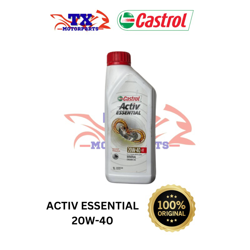 Castrol Activ Essential 20W-40 100%Original | Shopee Malaysia