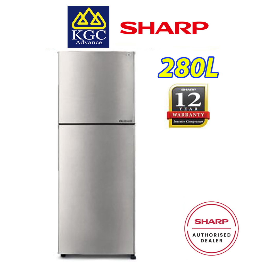 [Free Shipping] Sharp 280L Folio Refrigerator SJ2822MSS J-Tech Inverter ...