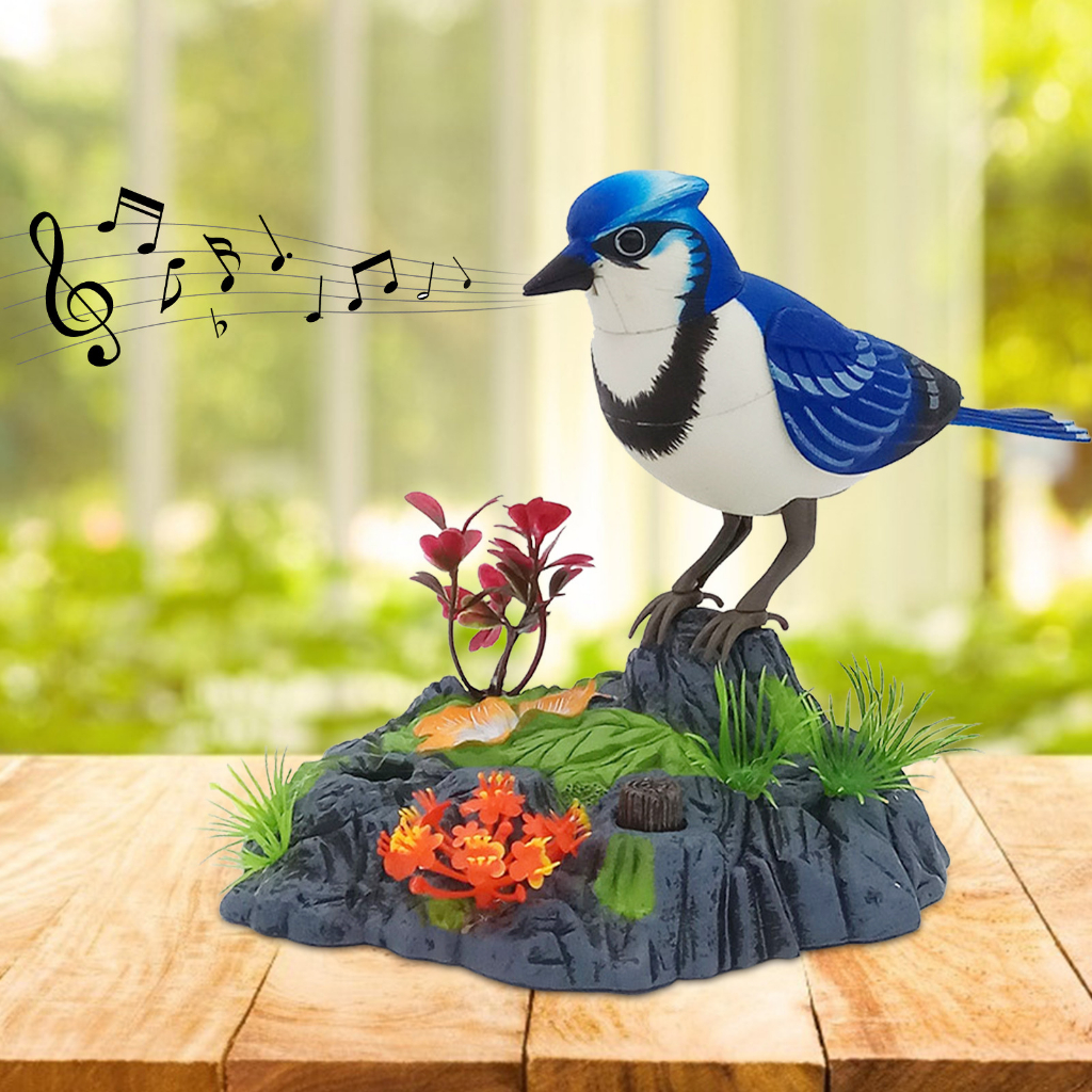 Singing & Chirping Bird in Stump, Realistic Sounds & Movements, Sound ...