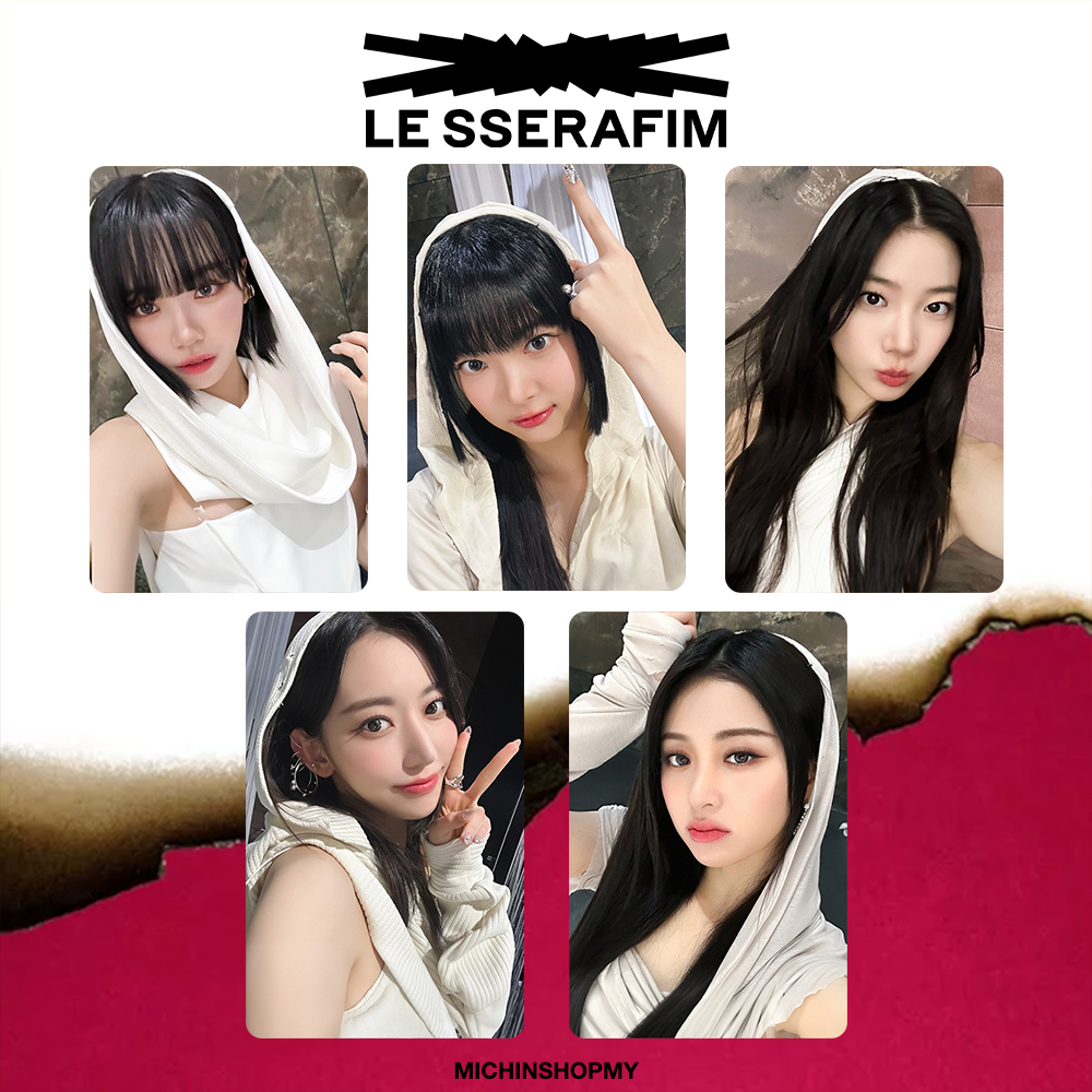 LE SSERAFIM UNFORGIVEN ERA FANMADE PHOTOCARD BY MICHINSHOPMY | Shopee ...