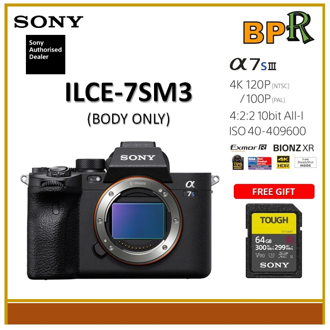Sony Alpha a7S III Mirrorless Digital Camera (Body Only) ( ILCE-7SM3 ...