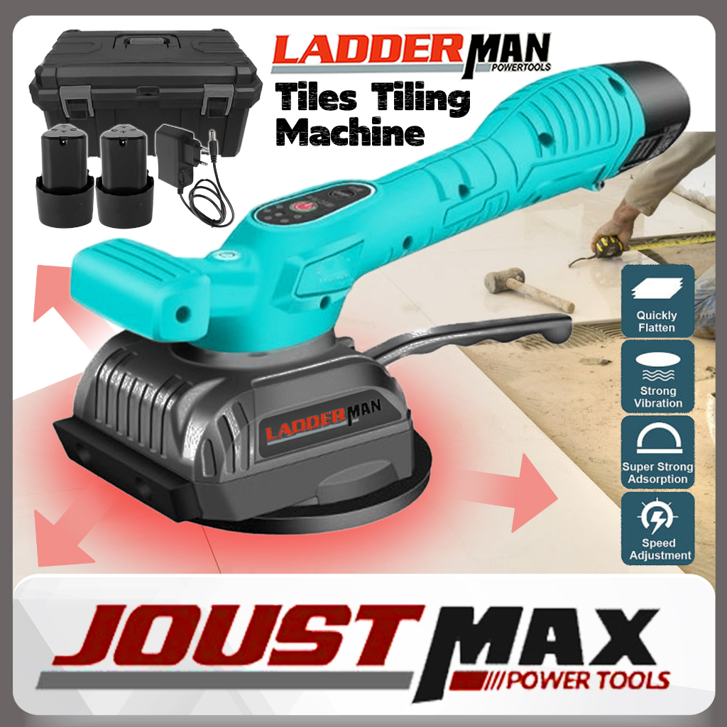 LDM-V08 Tiling Machine Vibrator Suction Cup Tiling Tiles Portable Automatic Leveling Machine ...