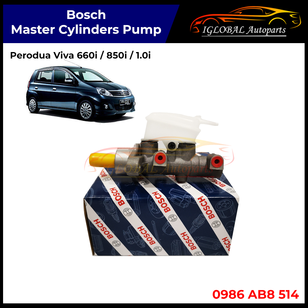 Perodua Viva 660i / 850i / 1.0i Brake Systems Master Cylinders Pump ...