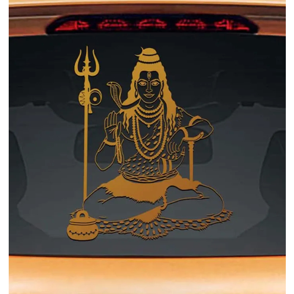 Lord Shiva Hinduism Sign Symble Om Sun Design Tattoo Car Sticker Window ...