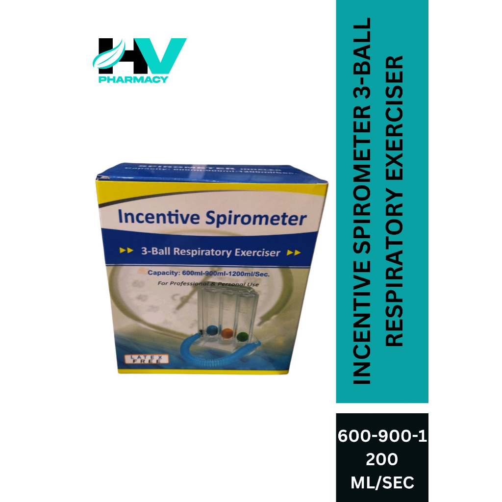 Incentive Spirometer 3-Ball Respiratory Exerciser | Shopee Malaysia
