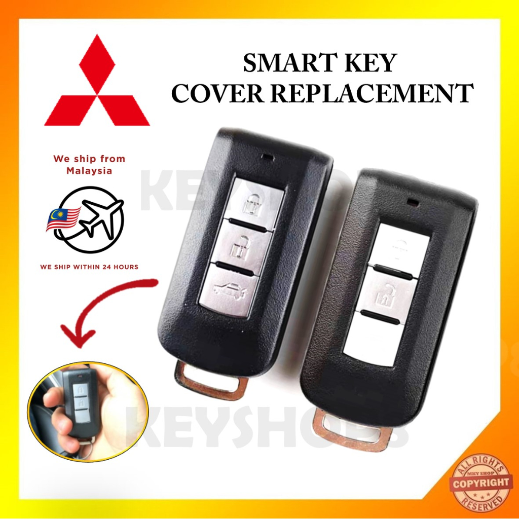 Mitsubishi Mirage ASX Lancer Premium Quality Key Case with back logo ...