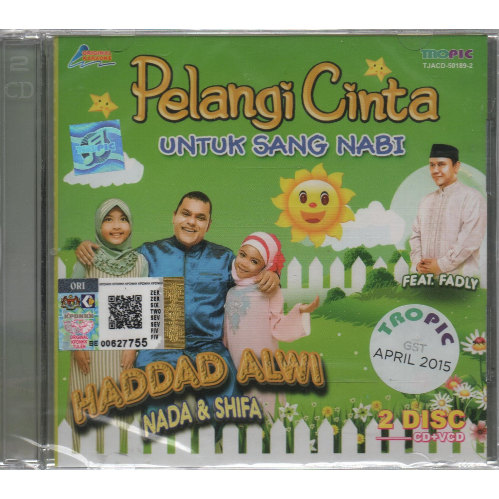 Haddad Alwi & Nada & Shifa - Pelangi Cinta Untuk Sang Nabi ( CD + VCD ...