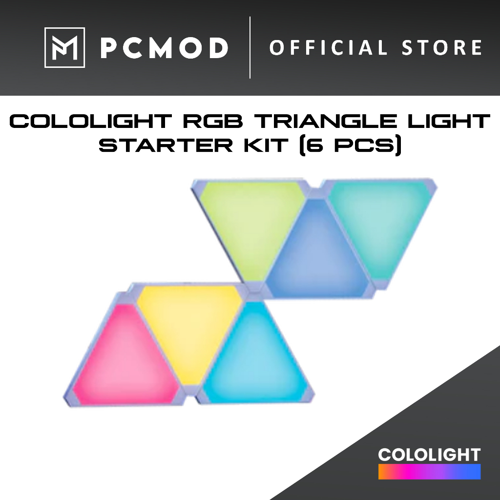 COLOLIGHT RGB Triangle Light Starter Kit LS165A6 | 6 Pcs | PCMOD ...