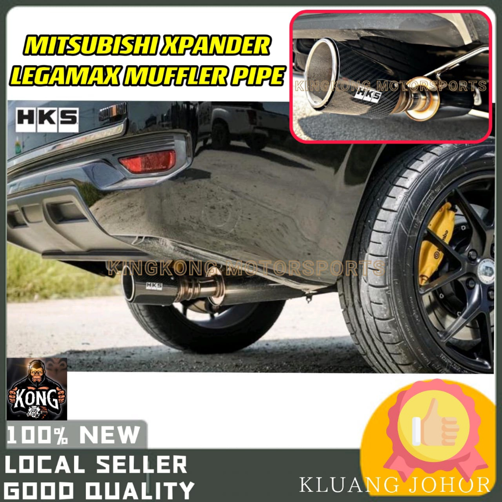 MITSUBISHI XPANDER HKS LEGAMAX MUFFLER EXHAUST PIPE SET 100% ORIGINAL ...