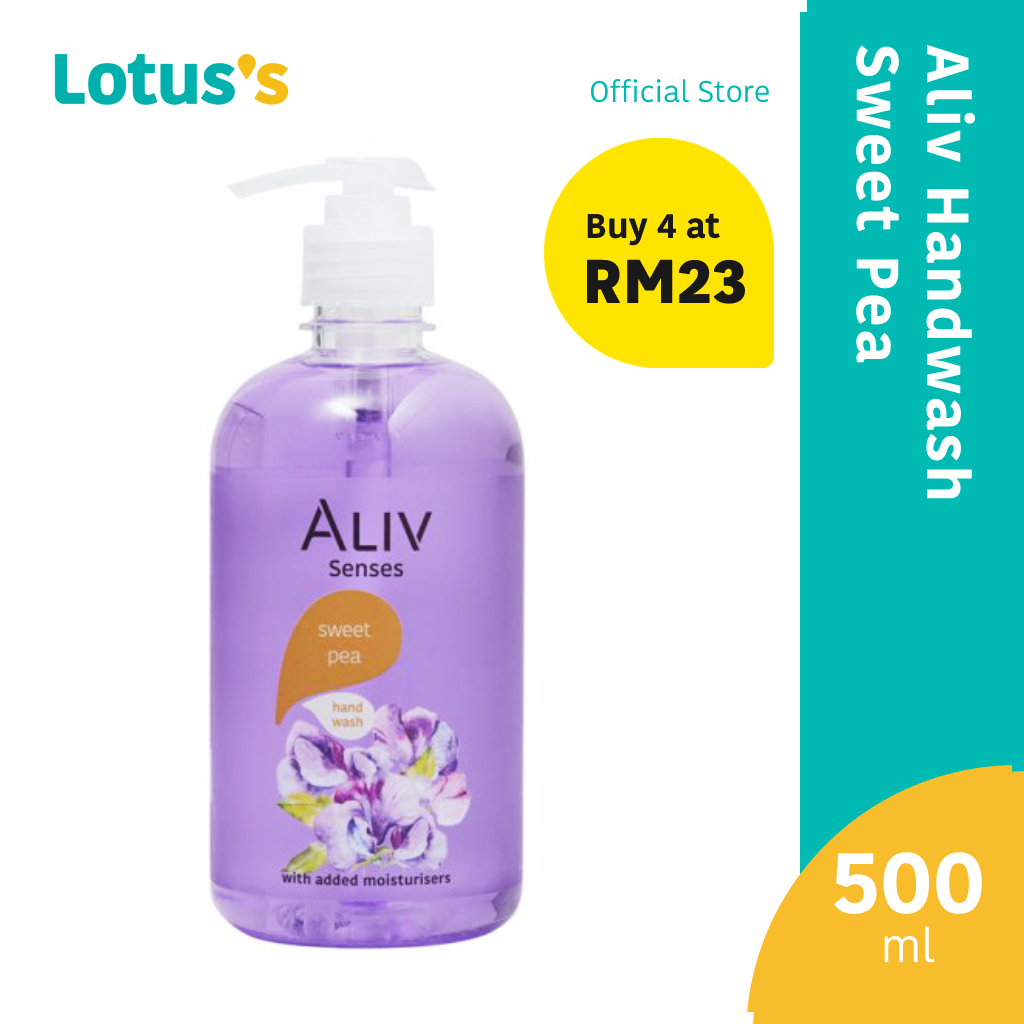 Aliv Hand Wash - Sweet Pea (500ml) | Shopee Malaysia