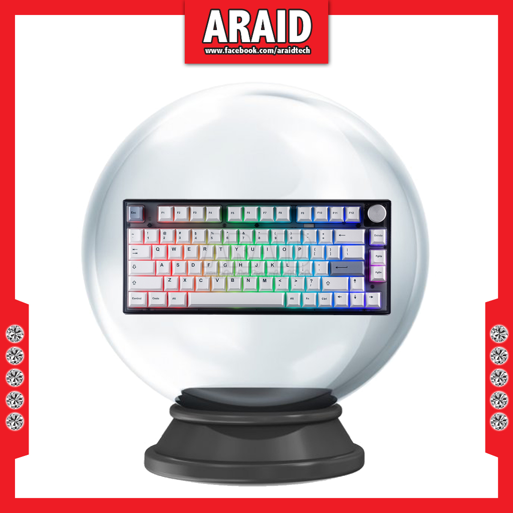 Tecware Veil 80 Wireless Translucent Black Mechanical Keyboard | Shopee ...