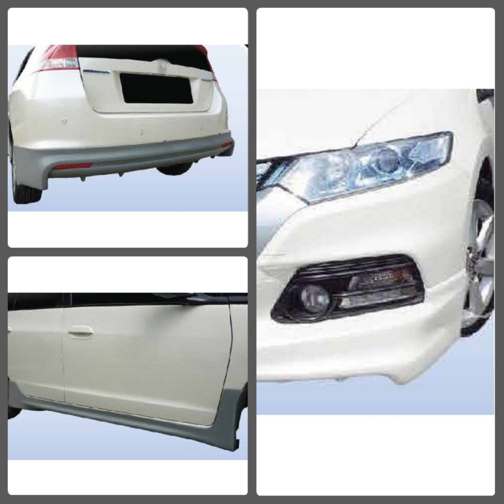 Honda Insight 2012 Mugen Skirting Body Kit ABS Ready Stock | Shopee ...