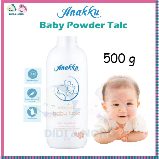 Anakku Baby Powder baby Bedak bayi talkum Bedak talkum bayi 500g ...