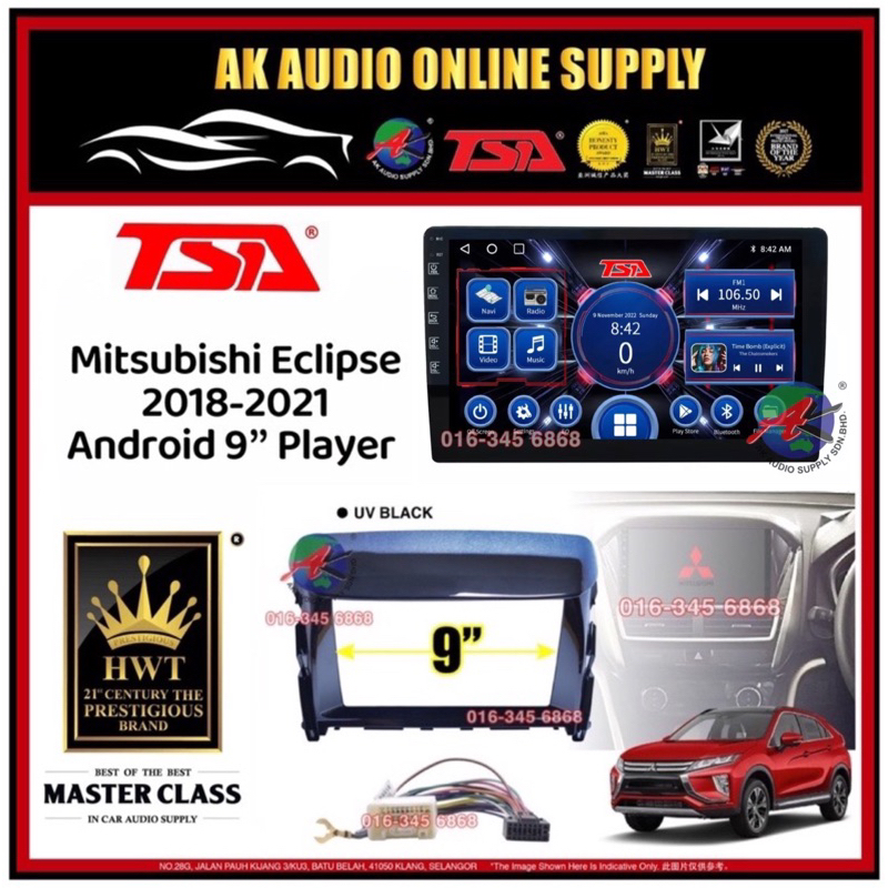 [ MTK 2+32GB ] TSA Mitsubishi Eclipse 2018 - 2021 Android 9'' inch Car ...