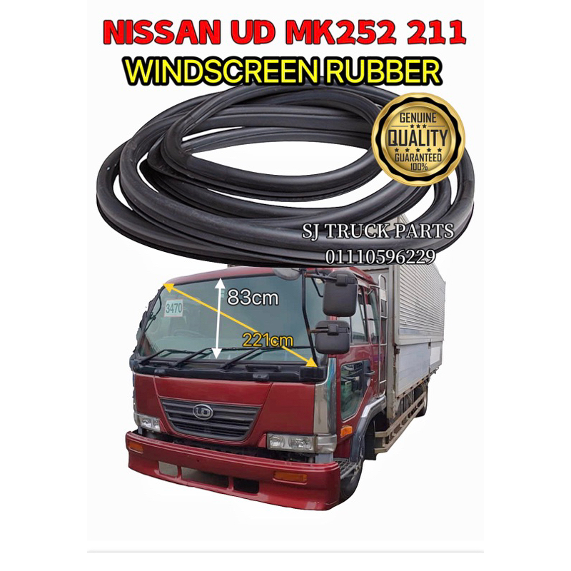 NISSAN UD MK252 MK211 FRONT WINDSCREEN RUBBER GETAH CERMIN BERSA NEW ...